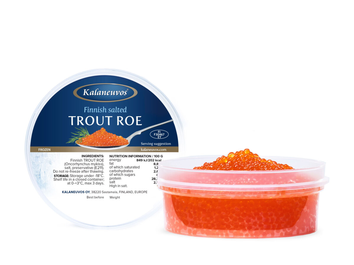 Red Caviar – trout roe — Kalaneuvos